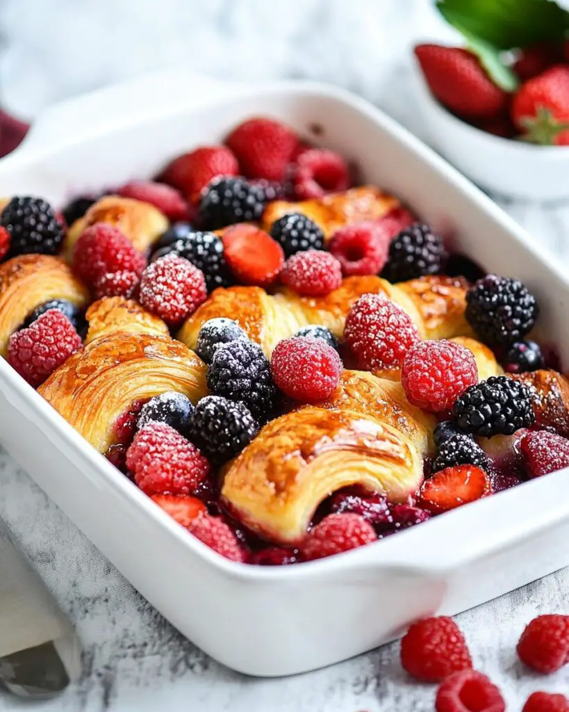 Berry Croissant Bake