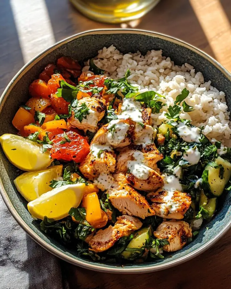 Mediterranean Chicken Bowls