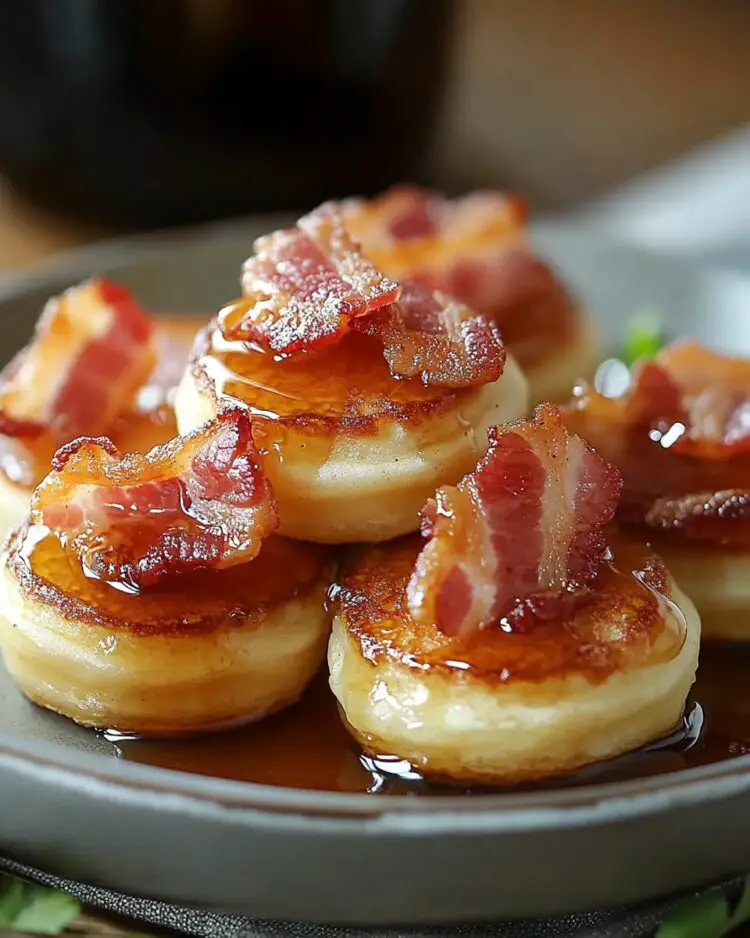 Maple Bacon Pancake Bites