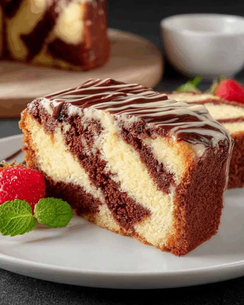 Famous Homemade Zebra Cake