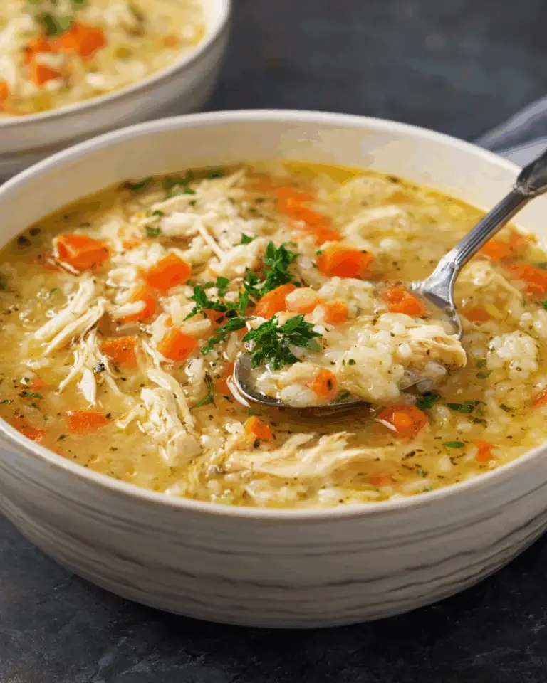 Hearty Homemade Chicken and Rice Soup