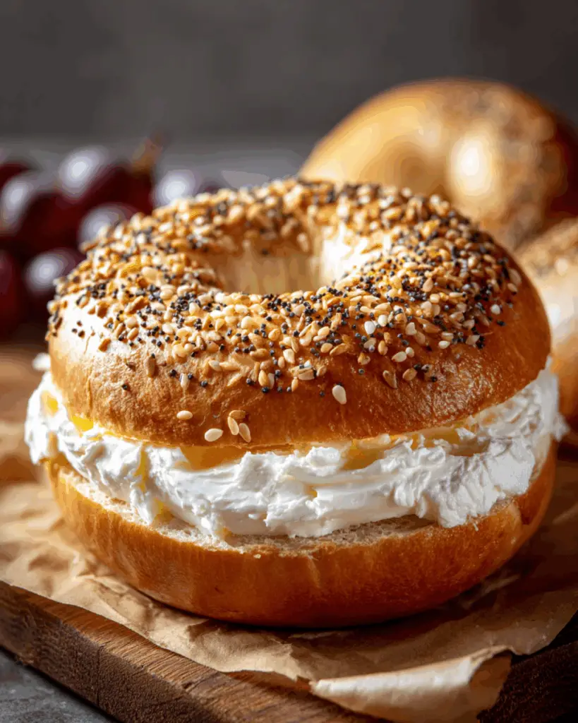 Perfect Bagel with Cream Cheese