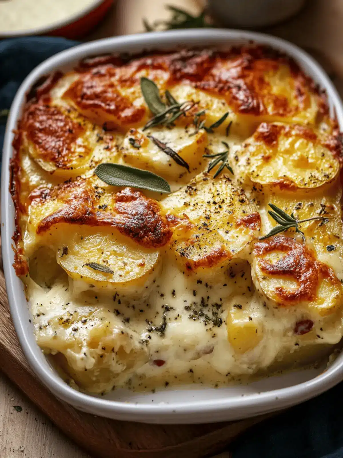 Irresistible Cheesy Chicken and Potato Bake with Oregano