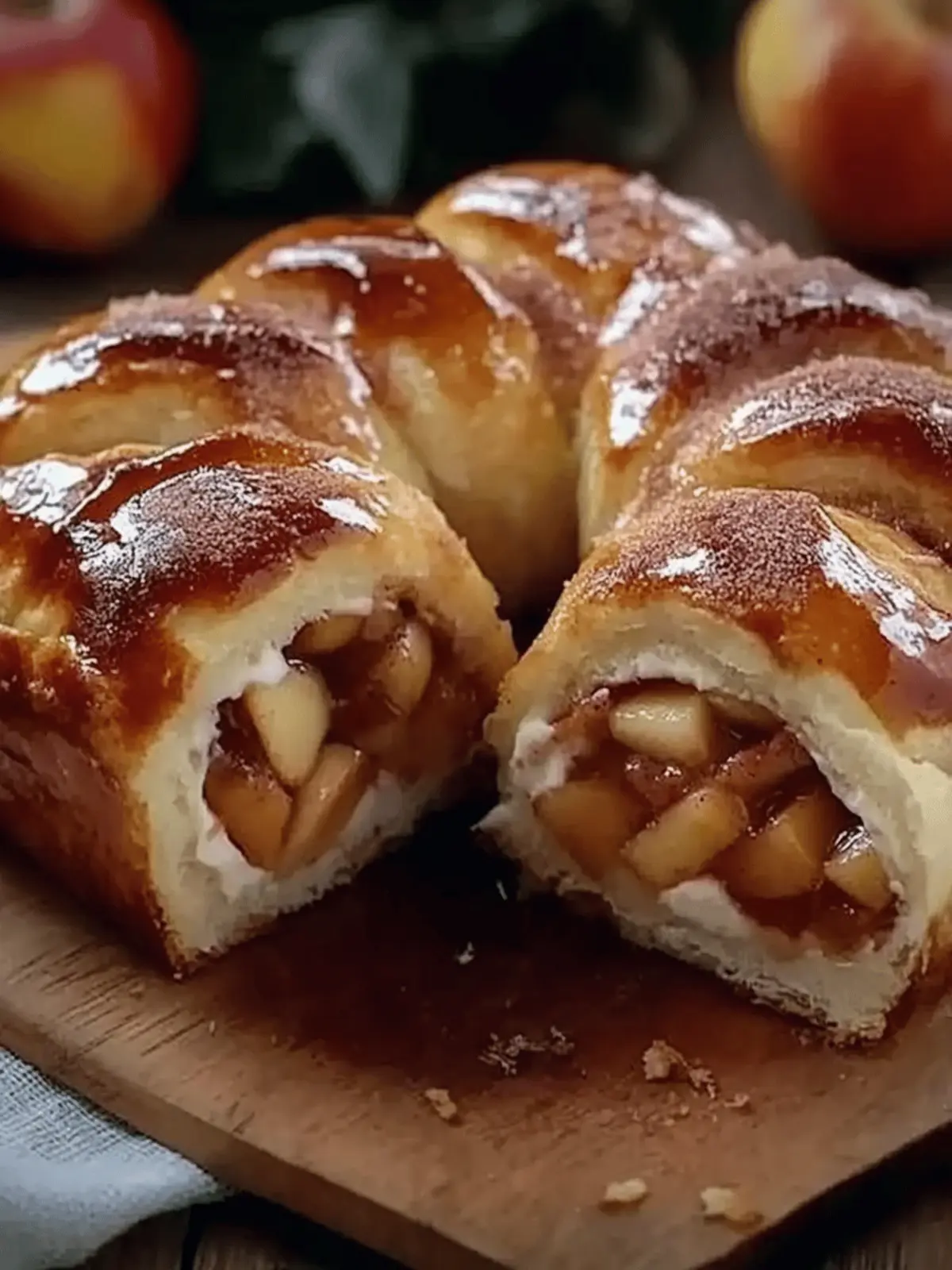 Irresistible Apple Cinnamon Cream Rolls for a Deliciously Cozy Morning