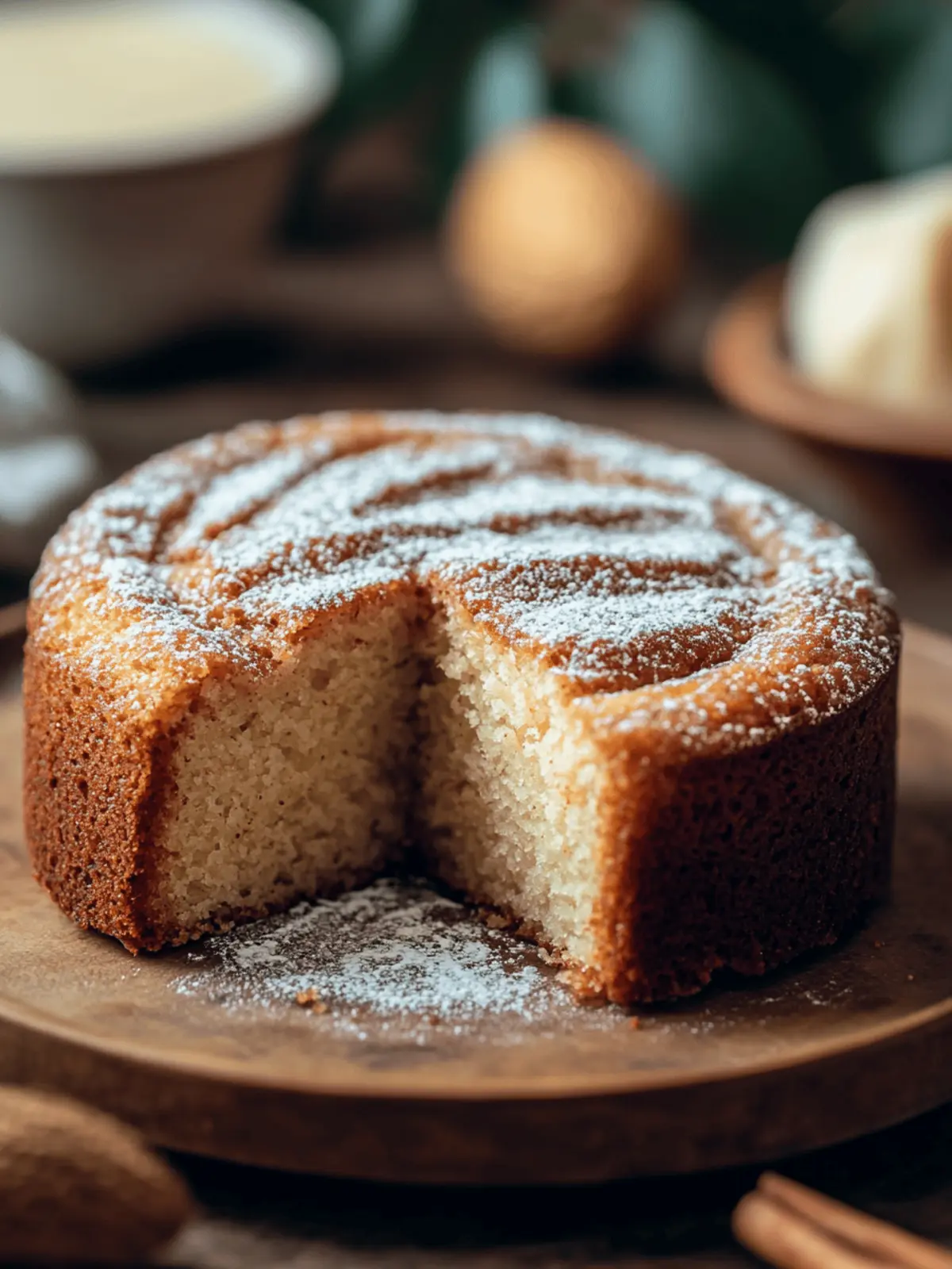 Delicious Almond Flour Cinnamon Yogurt Cake – So Moist and Light!