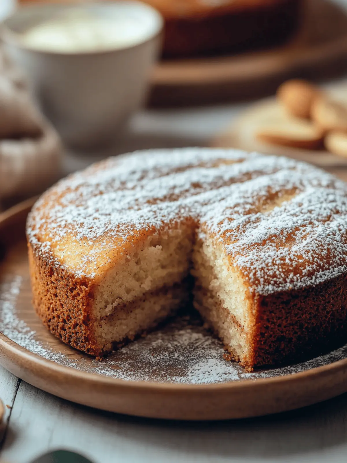 Delicious Almond Flour Cinnamon Yogurt Cake – So Moist and Light!