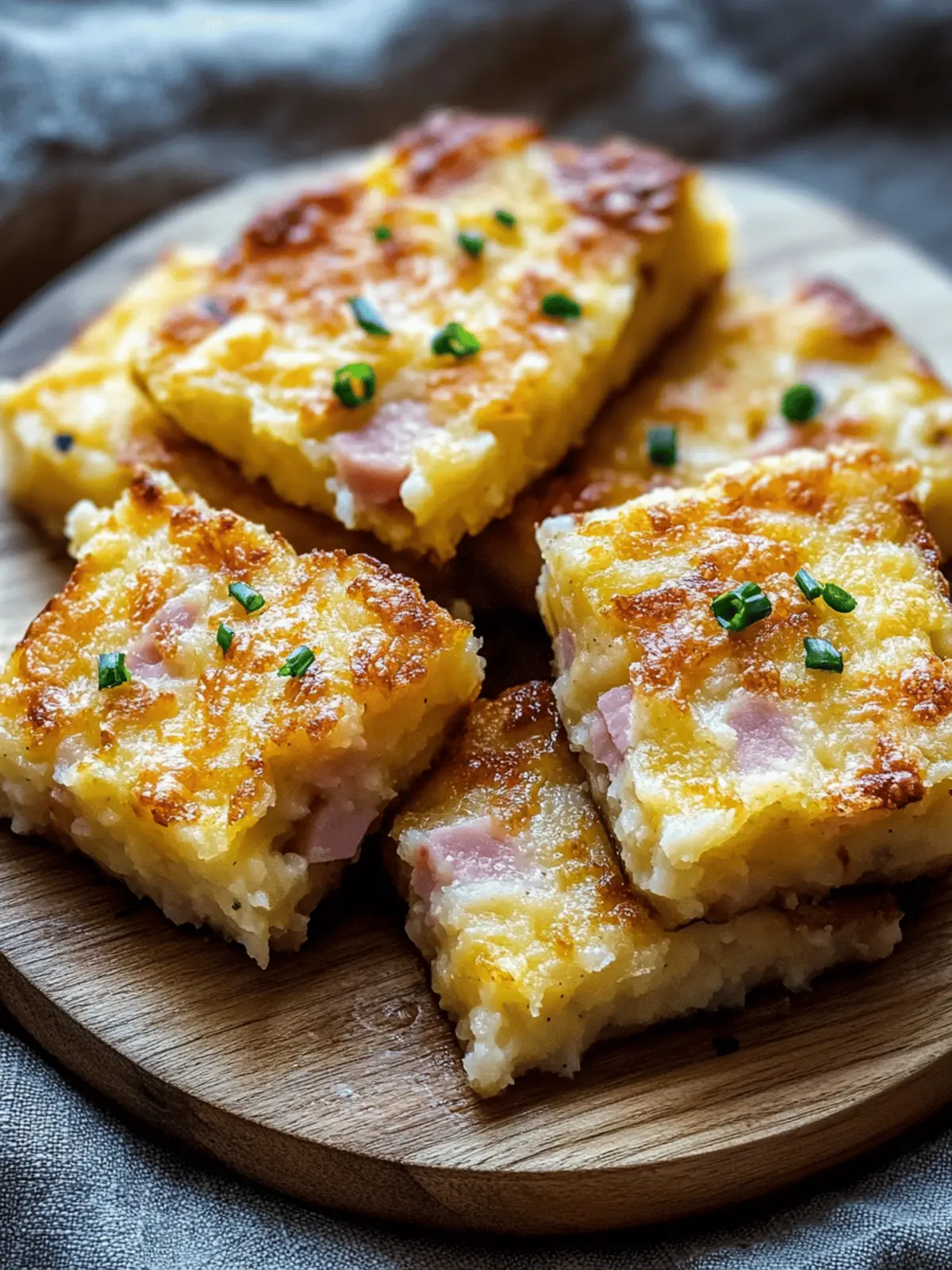 Irresistible Cheesy Mashed Potato Ham Squares for Easy Dinners