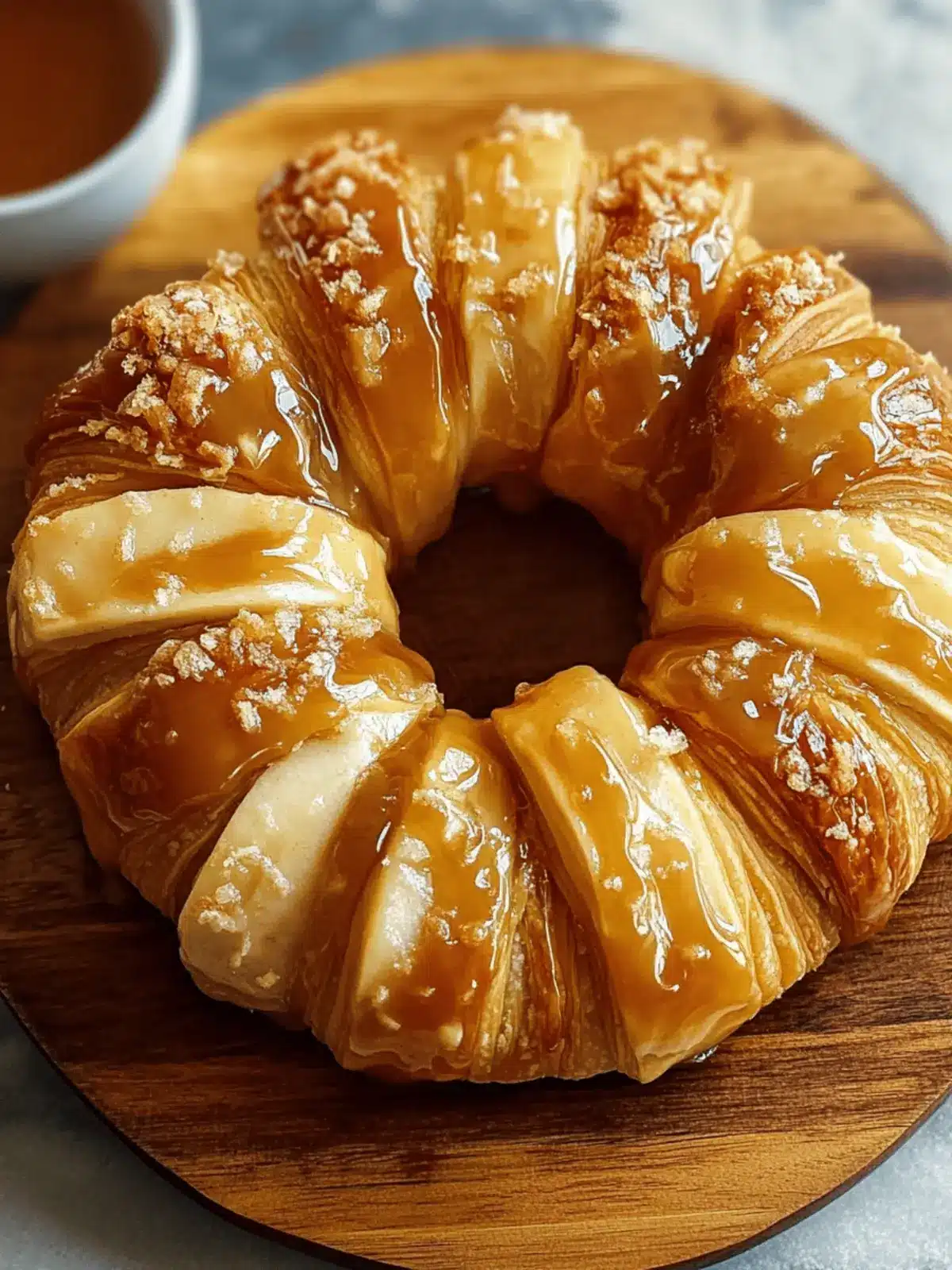 Irresistible Caramel Apple Cream Cheese Crescent Ring Recipe