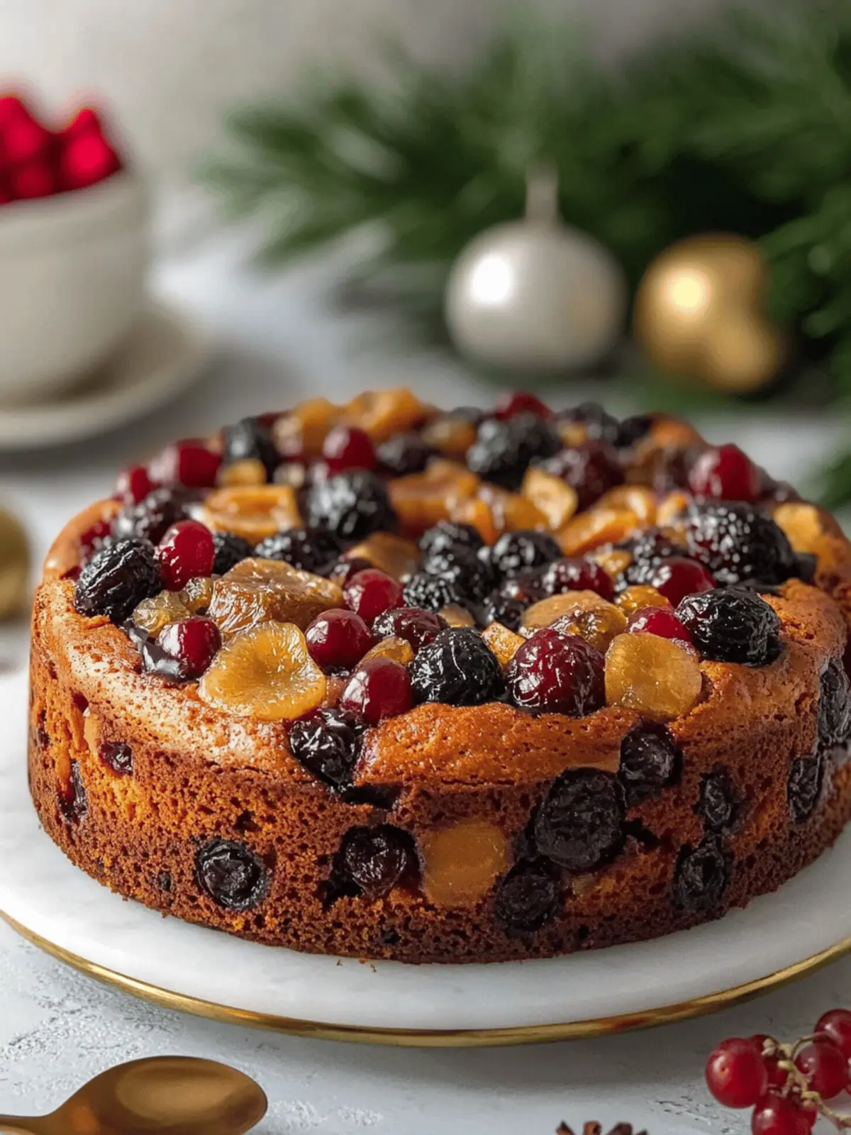 Irresistible Old-Fashioned German Fruit Cake Recipe