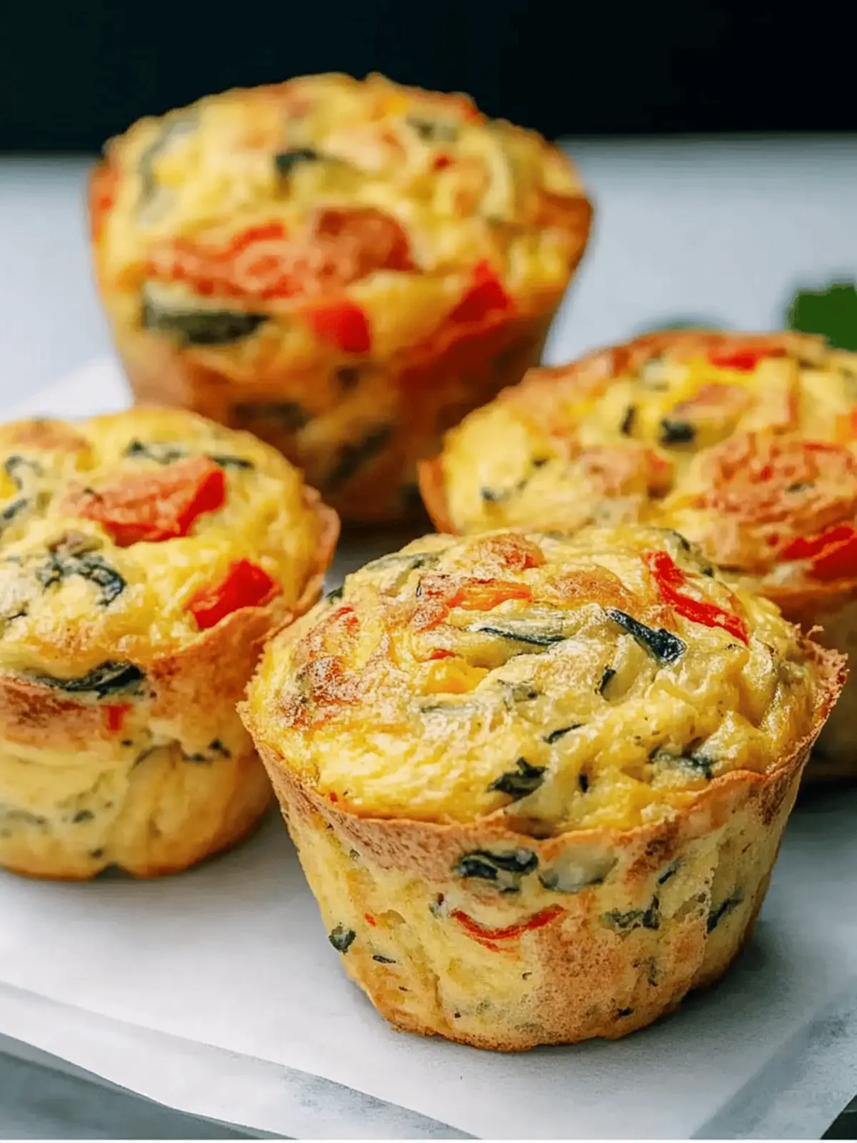 Irresistible Healthy Vegetable Omelette Muffins Recipe