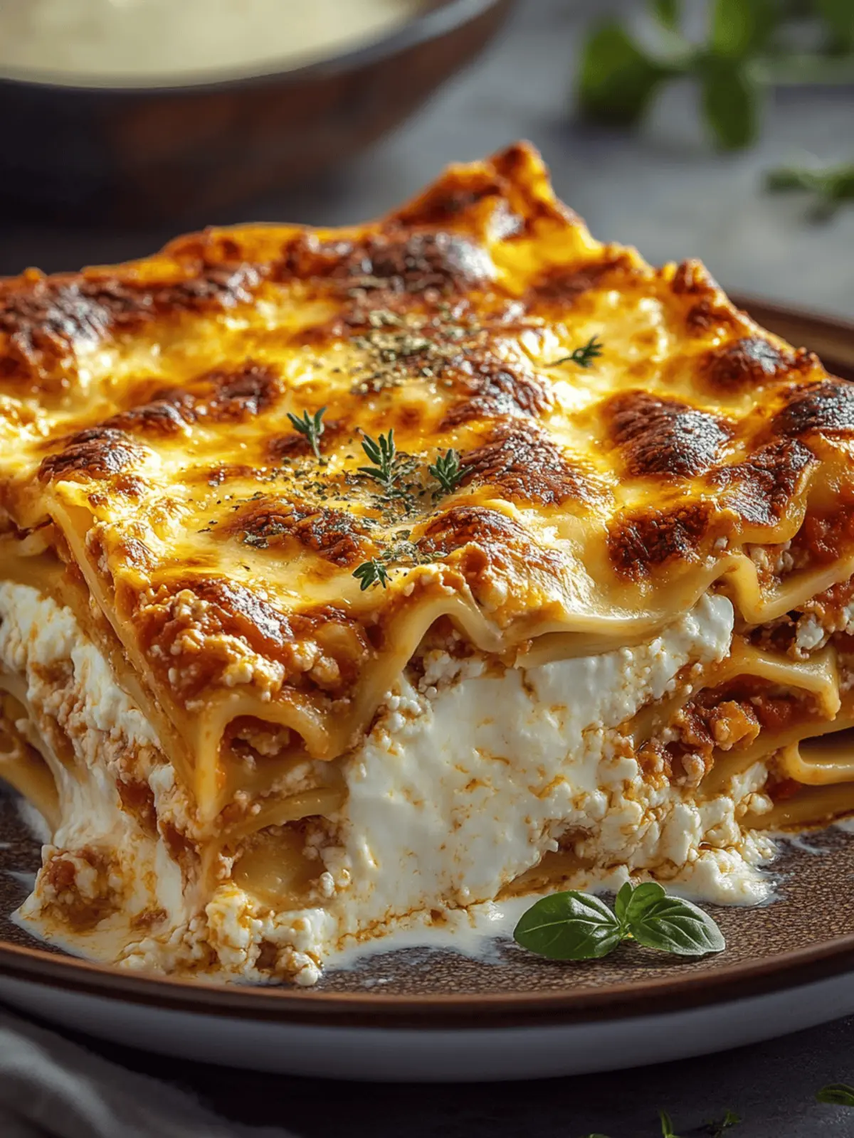 Delicious Lasagna with Cottage Cheese for Cozy Nights